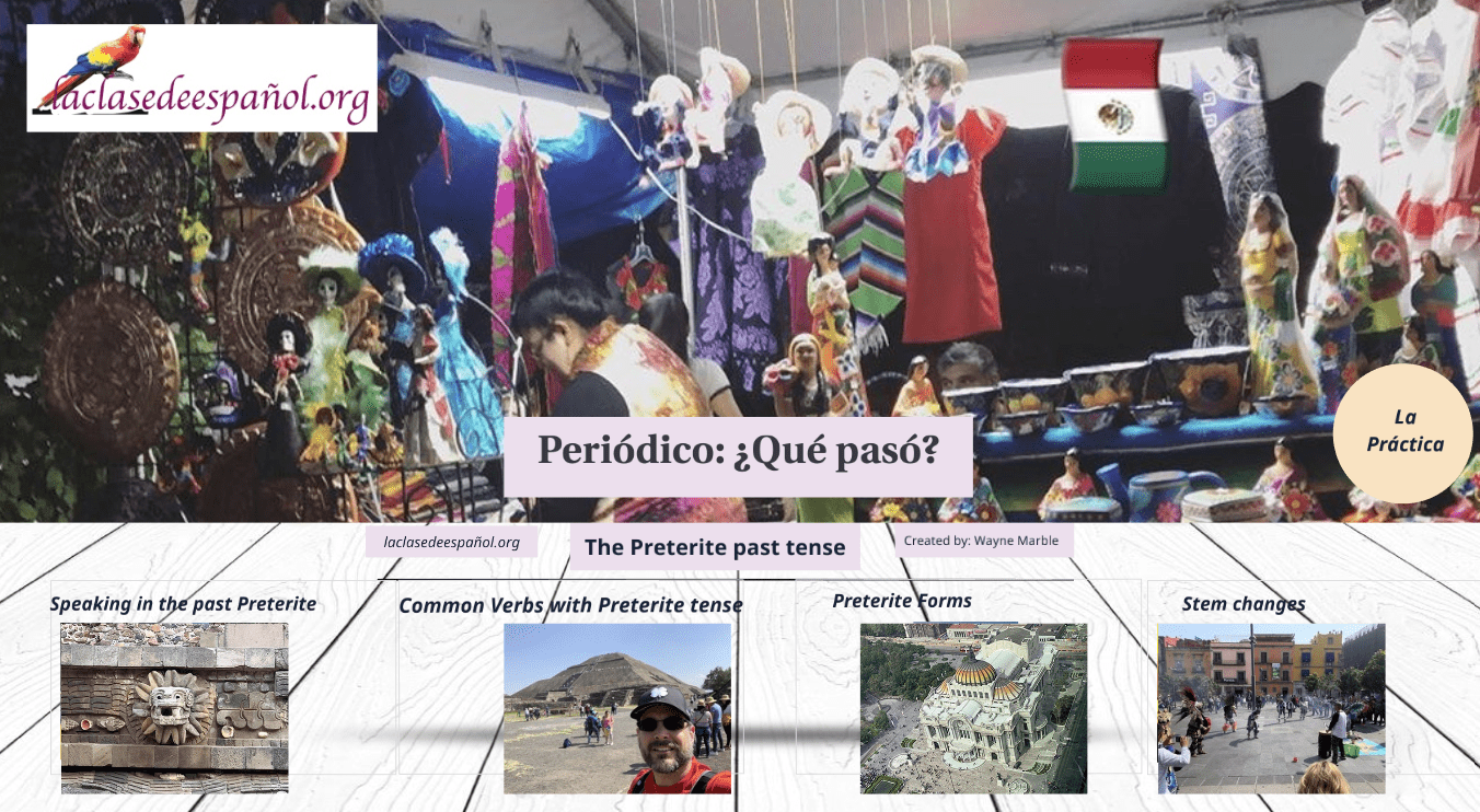 6.3 The Preterite forms of Regular Verbs – Laclasedeespañol.com