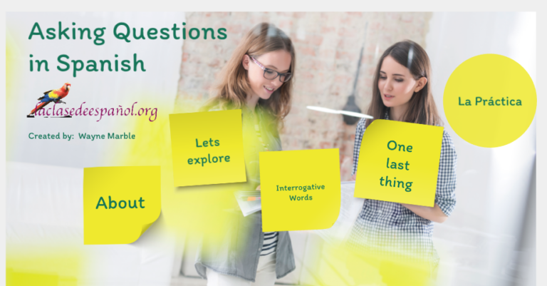 2.3 Asking Questions in Spanish – Laclasedeespañol.com