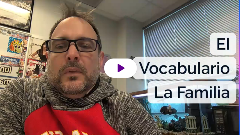 Unidad 3: La Familia – Laclasedeespañol.com
